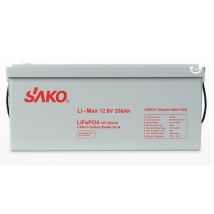 Home - SAKO Li-Max Series 12.8v - 200Ah LiFePO4 Battery